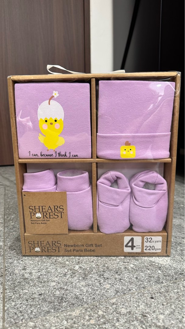 Shears Purest Newborn Gift Set - 4 Piece, Babies & Kids, Babies & Kids ...