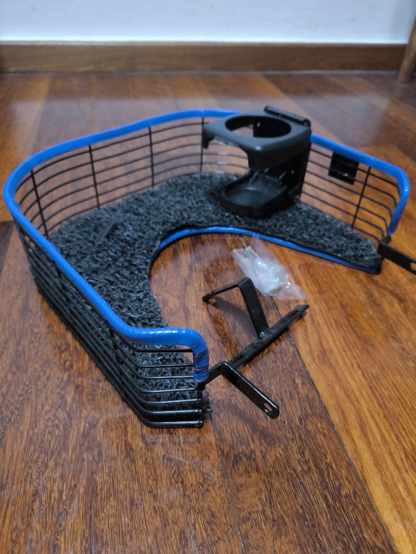 SPARK LC V1 Basket / Bakul with Cup Holder, Motorcycles, Motorcycle ...