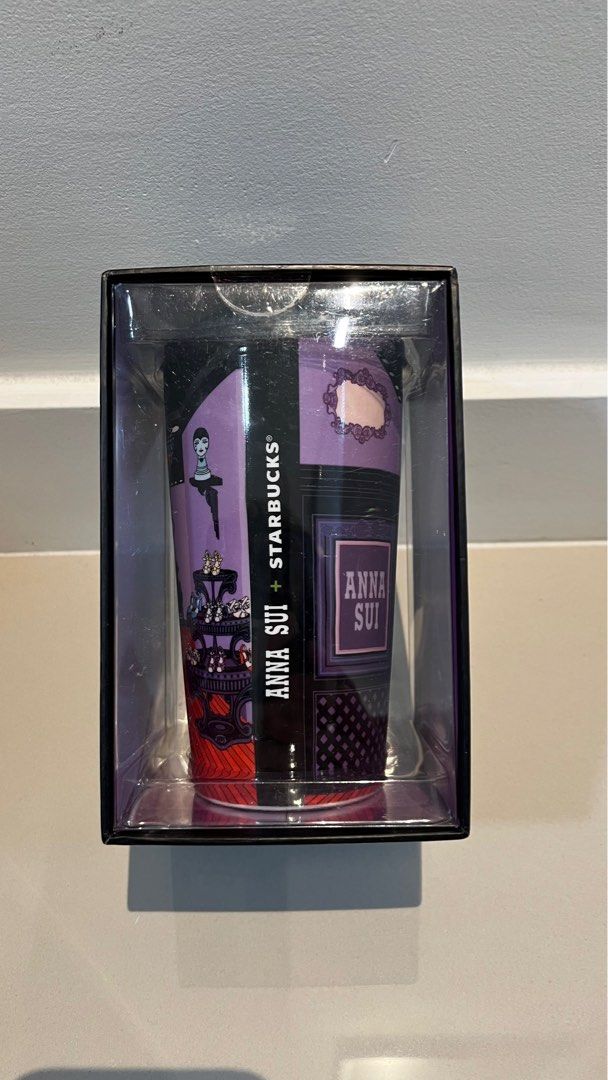 Starbucks x Anna Sui Double-Wall Ceramic Tumbler, Furniture & Home ...