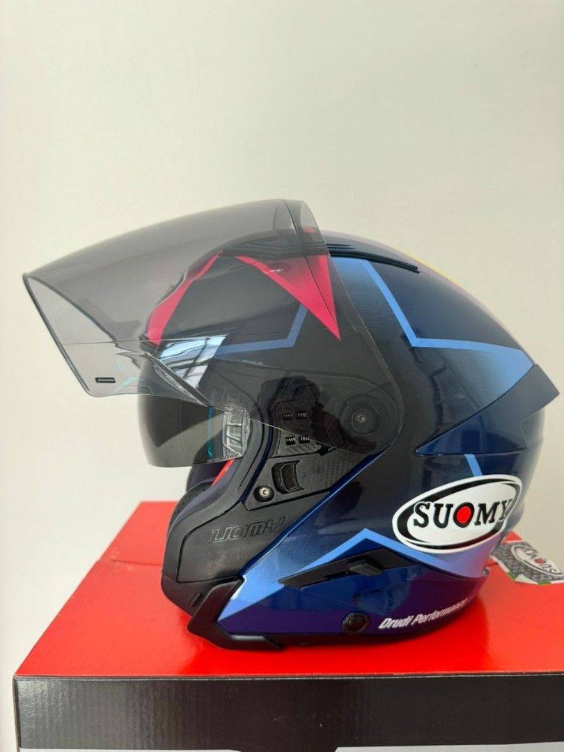 SUOMY SPEEDJET OPENFACE HELMET. CAN NEGO!! PRICE TO CLEAR, Motorcycles, Motorcycle Apparel on ...