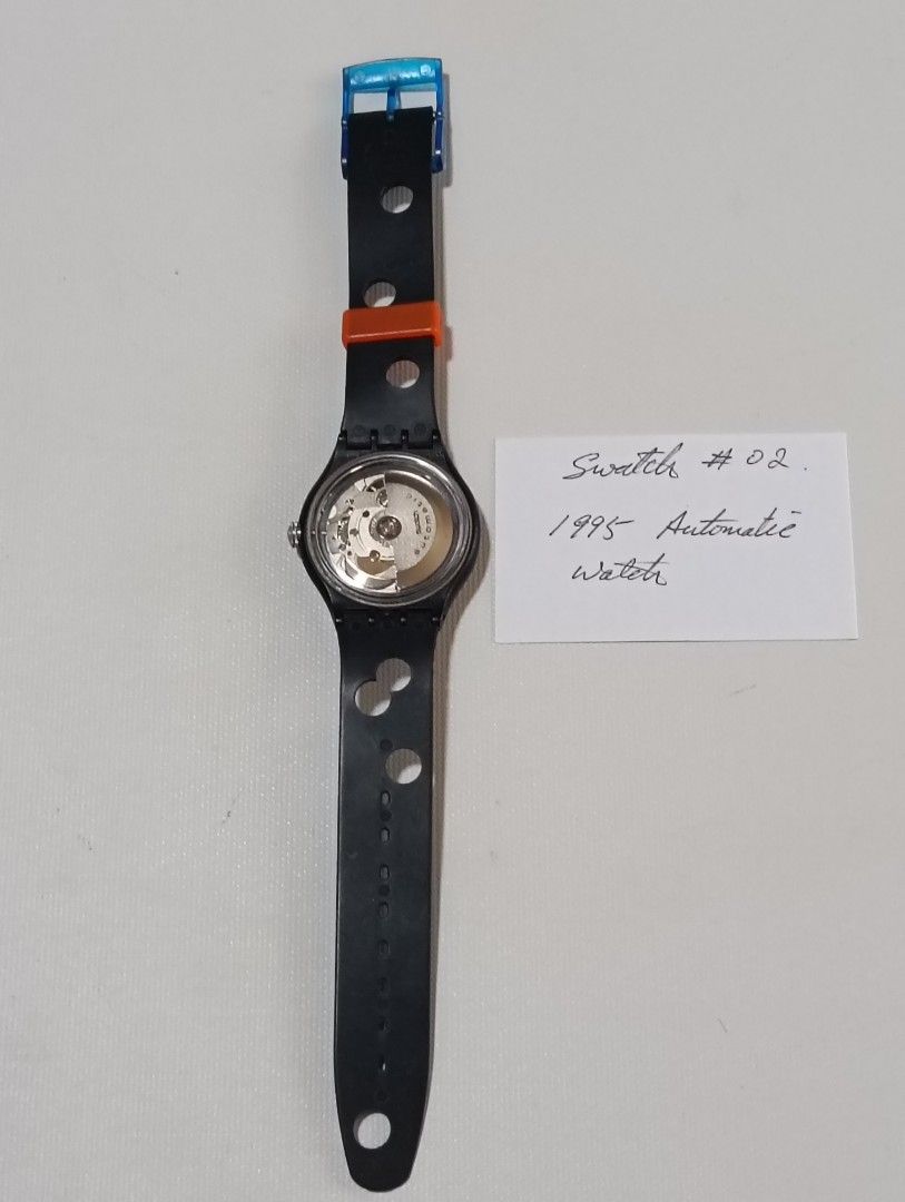 Swatch #02 1995 Automatic Watch, Men's Fashion, Watches & Accessories ...