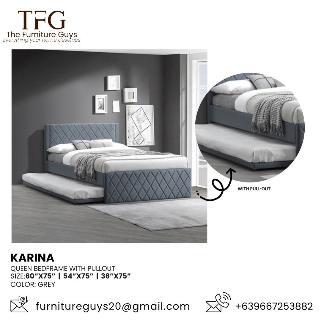 TFG Sturdy Pull-Out Bed Frame | Best for Small Spaces, Furniture & Home ...