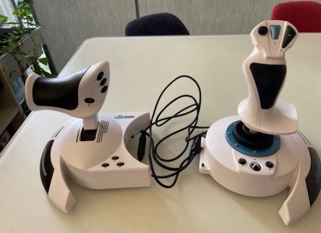 Thrustmaster t.flight Hotas One Flight stick, Video Gaming, Gaming ...