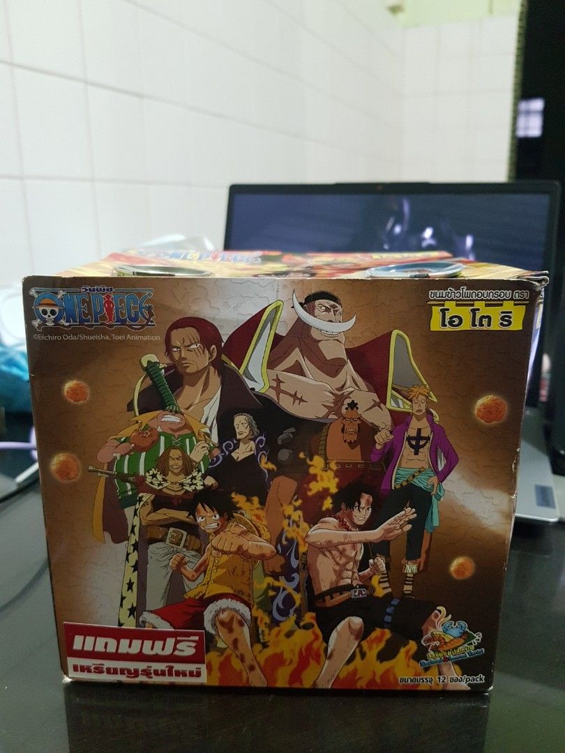 Toei Animation One Piece Crispy Corn Snack, Hobbies & Toys, Toys & Games on Carousell