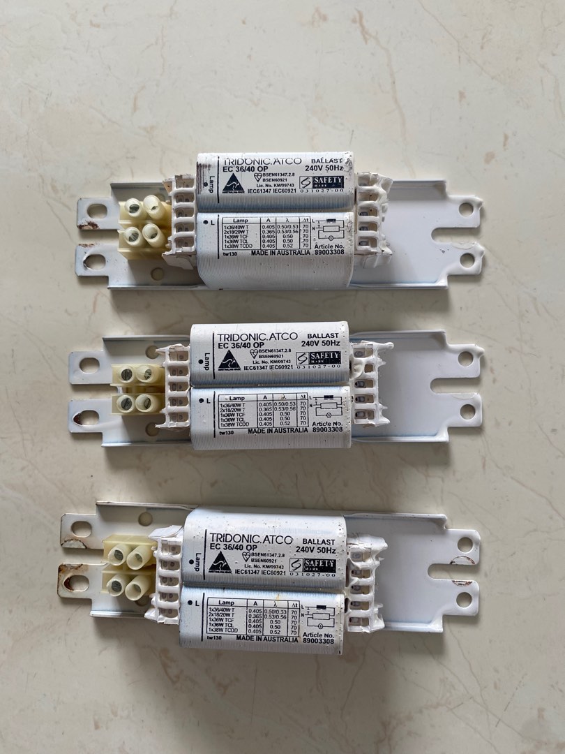 Tridonic ATCO Ballast EC 36/40 OP 240V 50Hz for Fluorescent tubes ...