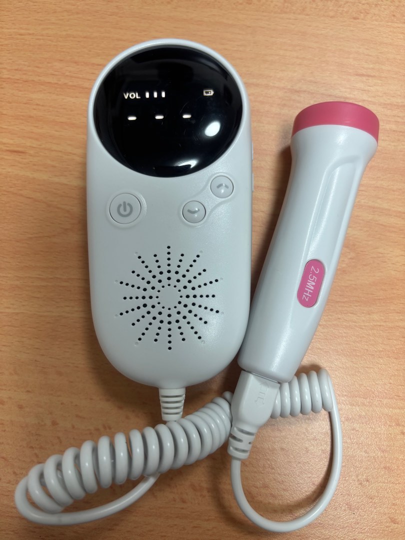 Ultrasound Digital Pregnant Baby Heart Rate Detector Ultrasonic Fetal ...