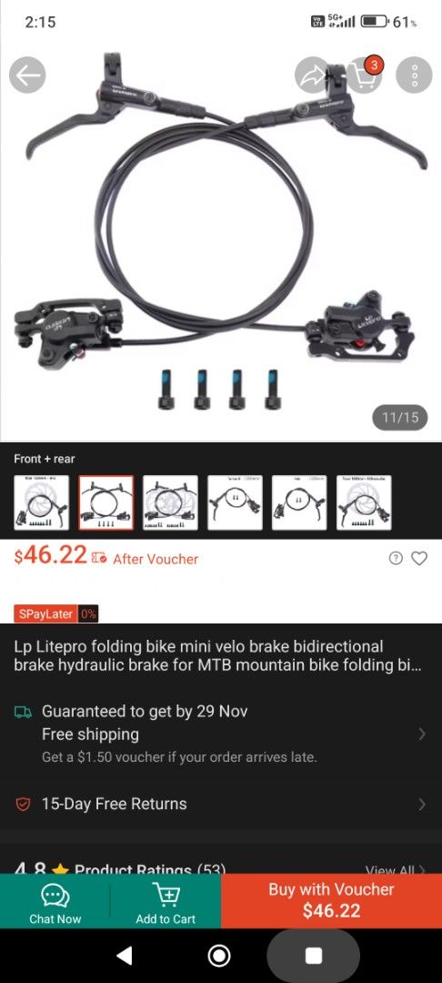 Velo Folding Bike with Upgraded Components, Sports Equipment, Bicycles & Parts, Bicycles on ...