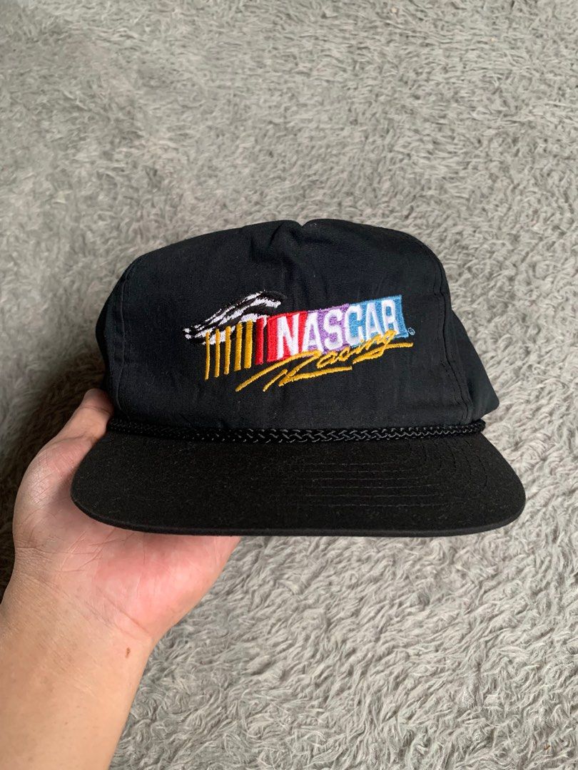 Vintage 80s 90s y2k topi nascar rope hat cap two tone 5 panel snap back ...