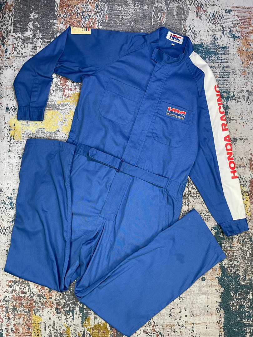 Vintage Honda Racing HRC Coveralls, Men's Fashion, Coats, Jackets and ...