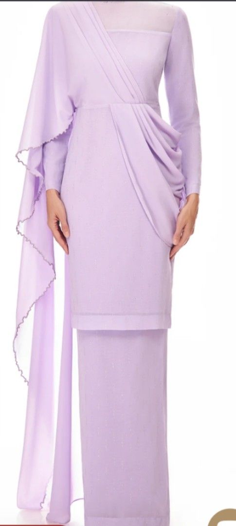 Wanzar Odessa Baju Kurung, Women's Fashion, Muslimah Fashion, Baju ...