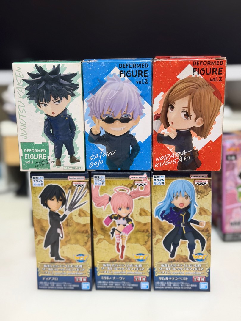 WCF Deformed Chubby Collection Qposket mini Chokorin Mascot (DS, JJK ...