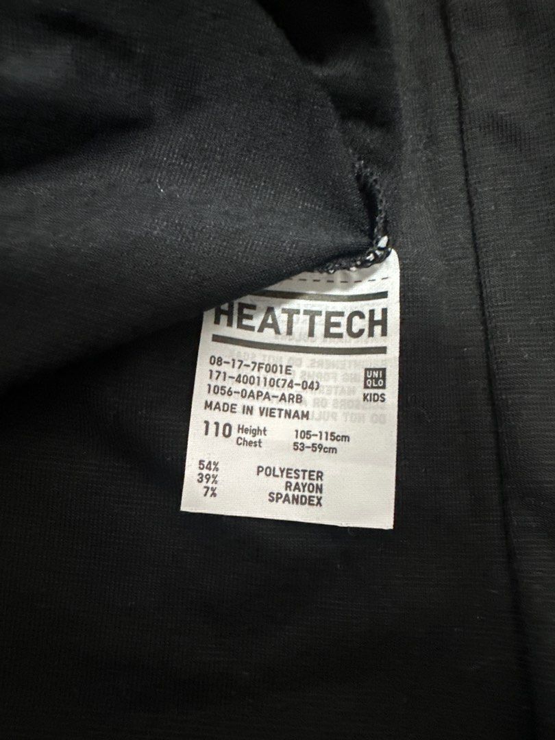 (100-110) Almost New Uniqlo Baby Heattech Set, Babies & Kids, Babies & Kids Fashion on Carousell