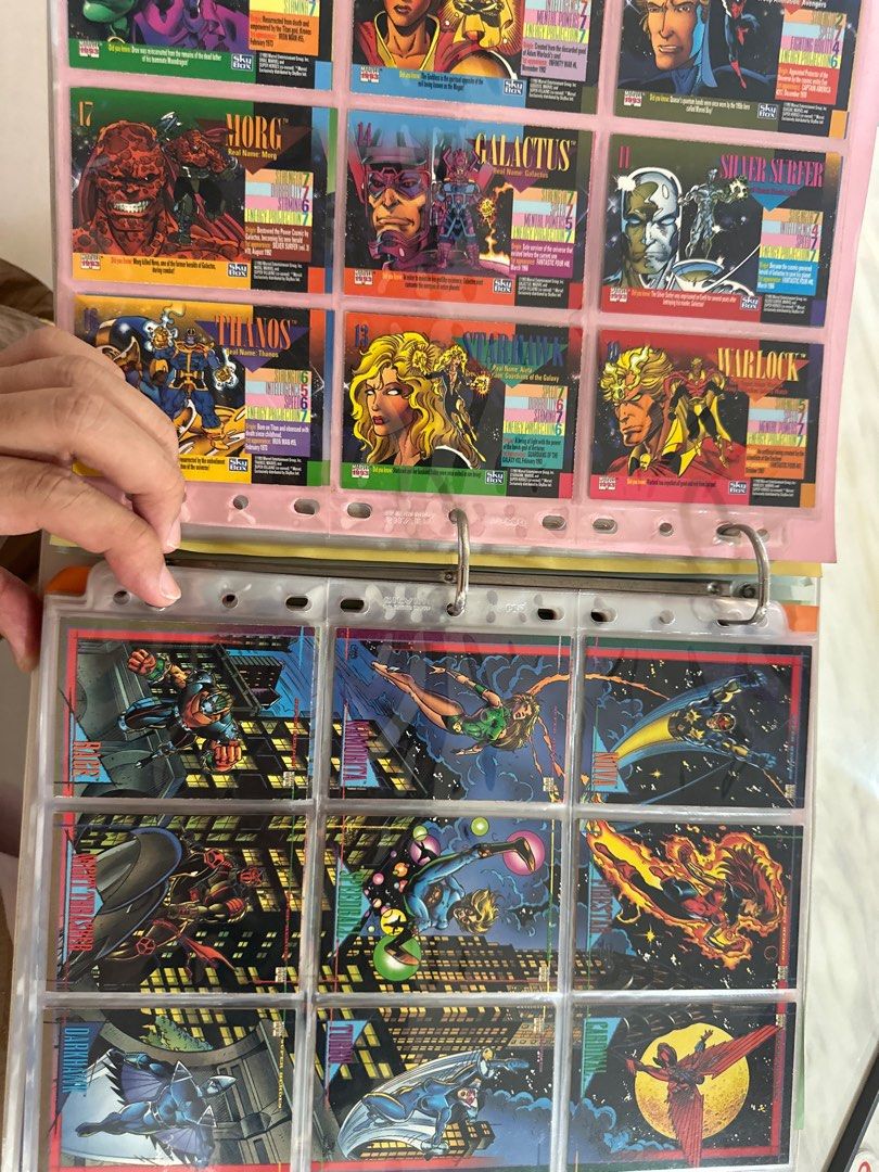 1993 Skybox Marvel Universe Trading Cards - Complete set 1-180, Hobbies ...
