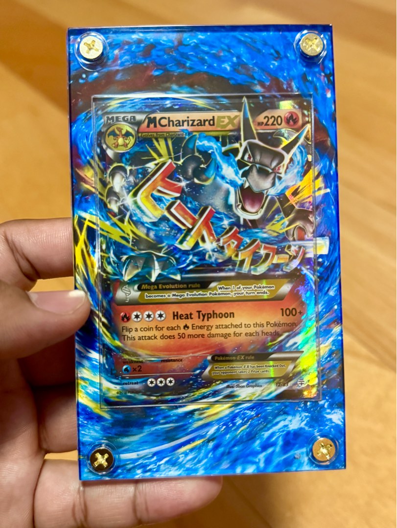 2016 M Charizard EX, Holo Ultra Rare Generations 12/83 + Full Art Case ...