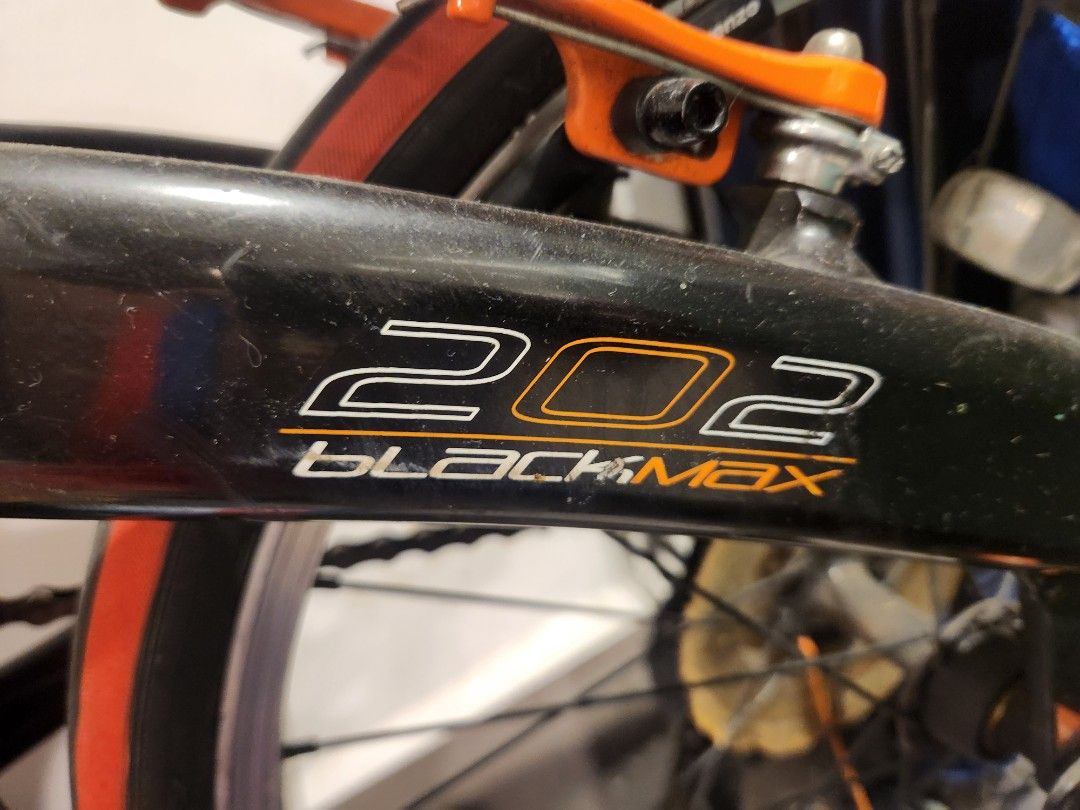 202 BlackMax Folding Bike, Sports Equipment, Bicycles & Parts, Bicycles on Carousell
