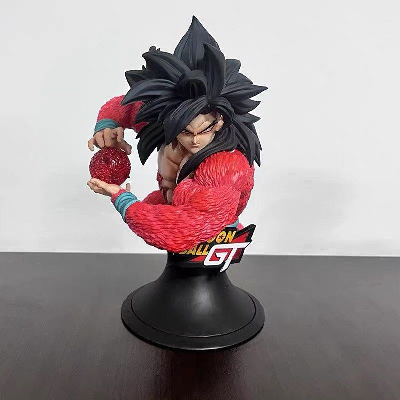 🔥24 cm Super Saiyan 4 Goku & Vegeta Bust Figures | Dragon Ball Anime GK ...