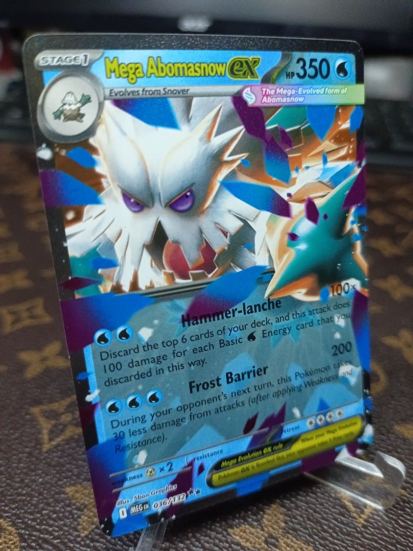 #2 Mega Abomasnow ex - 036/132 RR (Mega Evolution Base Set) Pokemon ...
