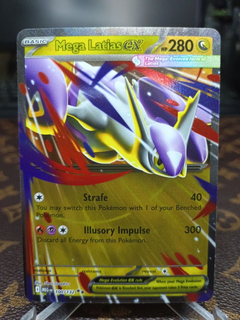 #2 Mega Latias ex - 100/132 RR (Mega Evolution Base Set) Pokemon Card ...