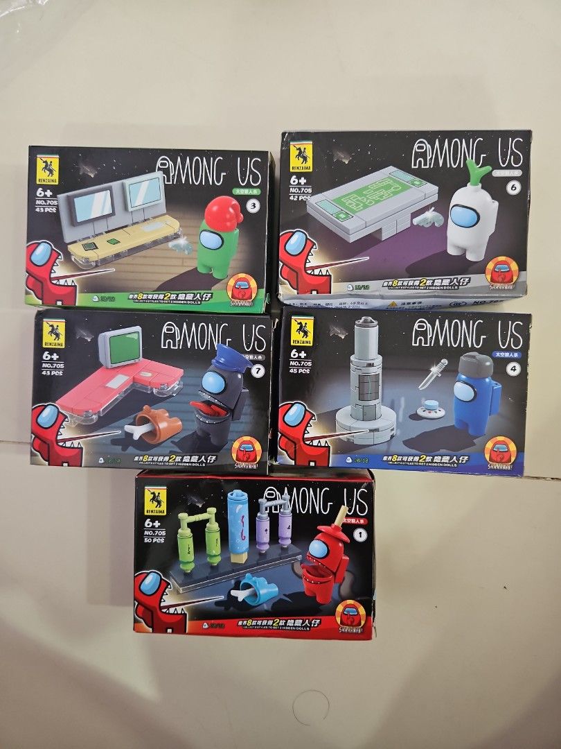 Among us lego set, Hobbies & Toys, Toys & Games on Carousell