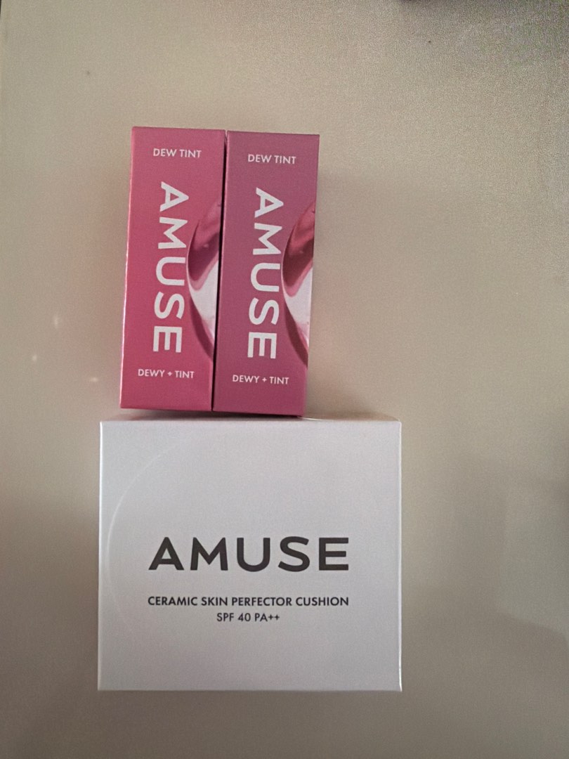 Amuse lip tint & ceramic skin perfector cushion, Beauty & Personal Care ...