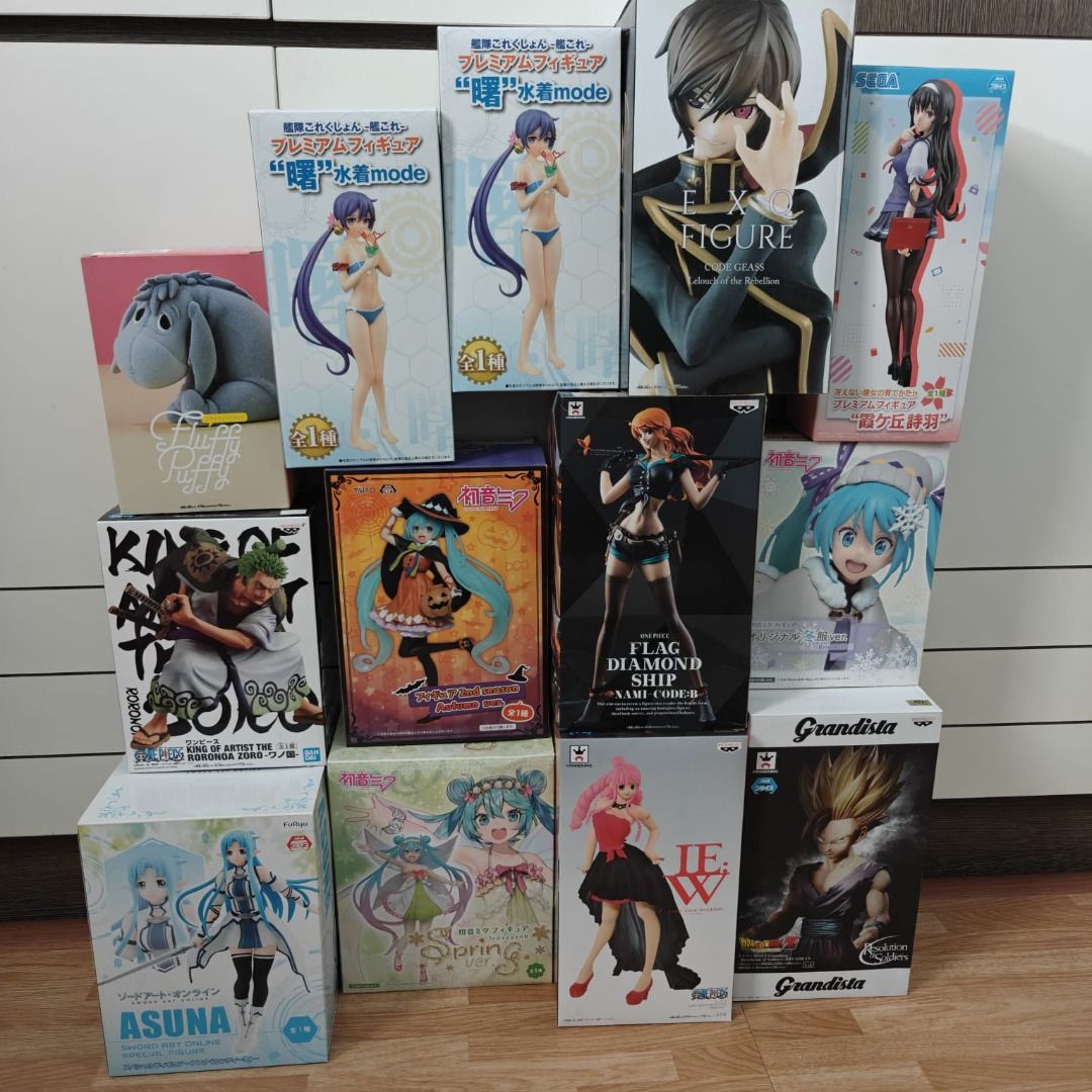 Anime Figure Collection - Kancolle, Code Geass, One Piece, Eeyore ...