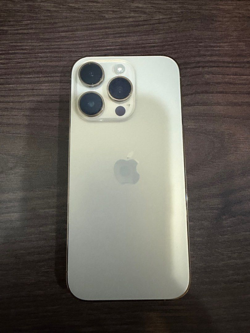 Apple iPhone 14 Pro GOLD 256gb with Box and Cable full set, Mobile ...