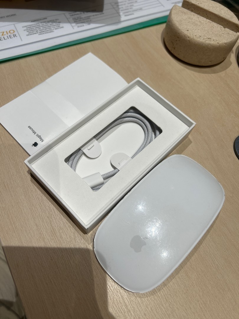 Apple Magic Mouse with Charging Cable, Computers & Tech, Parts ...