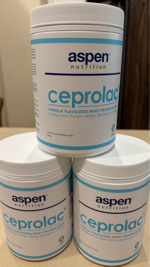 Aspen Nutrition Ceprolac Vanilla Whey Protein Blend, Health & Nutrition ...