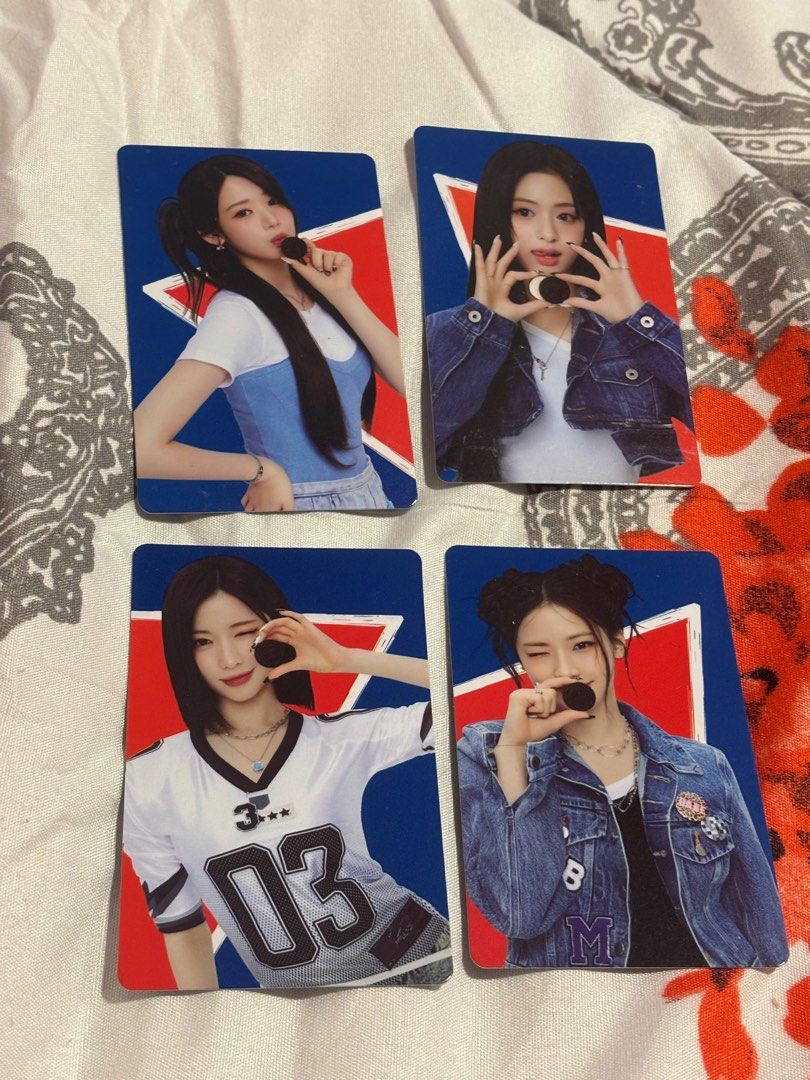 BABYMONSTER Oreo Photocards - 4 Pieces, Hobbies & Toys, Art & Prints on ...