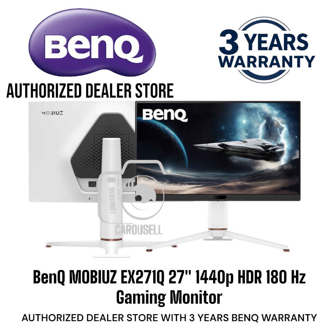 BenQ MOBIUZ EX271Q 27" 1440p HDR 180 Hz Gaming Monitor / EX271Q ...