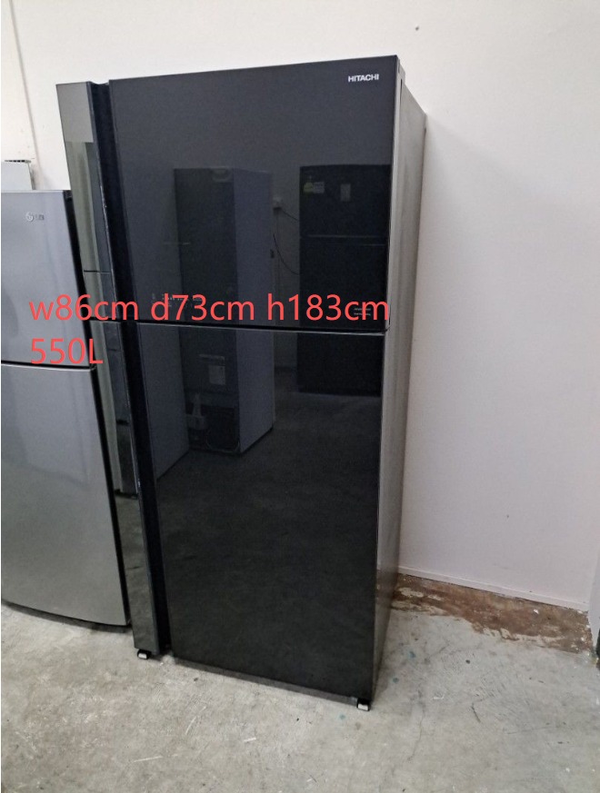 Big Hitachi glass door Refrigerator Fridge inverter 3ticks 550L net ...