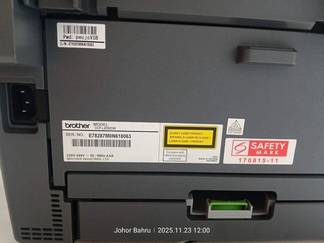 Brother DCP-L2550DW Laser Printer, Computers & Tech, Printers, Scanners ...