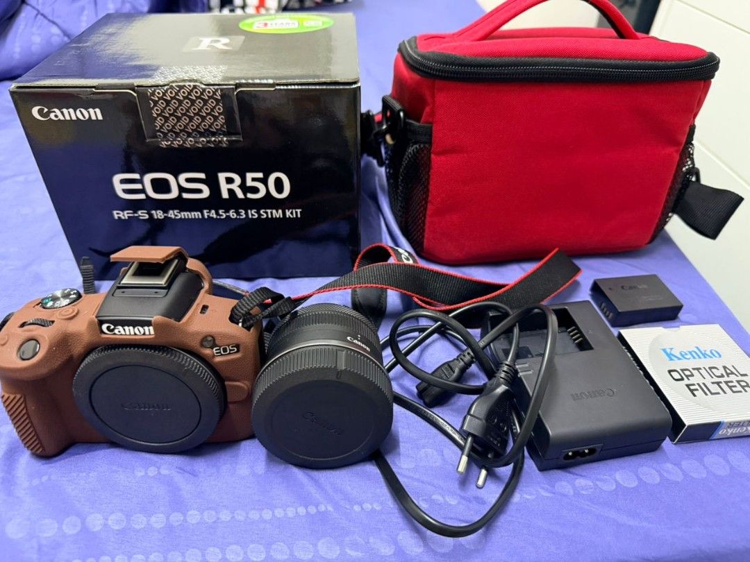 Canon EOS R50 RF-S 18-45mm Kit, Photography, Cameras on Carousell