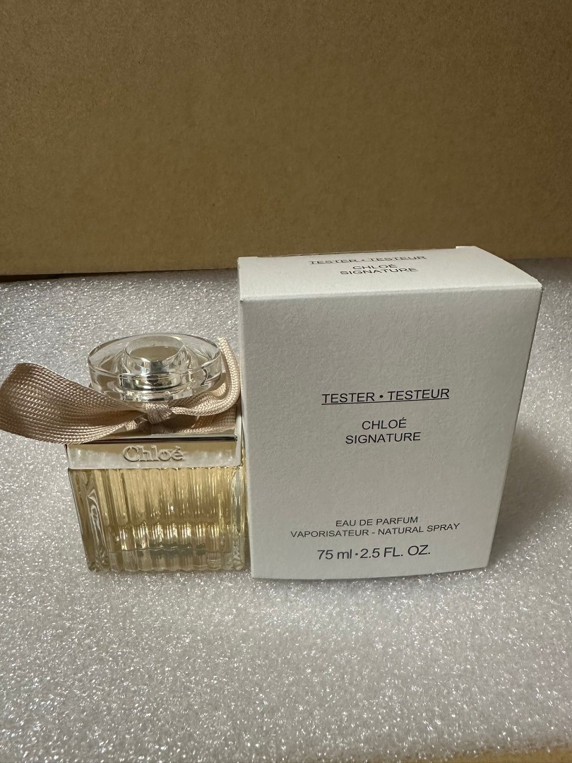 CHLOE SIGNATURE EDP 75ML TESTER PACK, Beauty & Personal Care, Fragrance ...