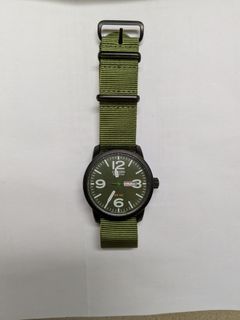 Citizen Eco Drive Titanium Diver's Watch - Green Strap, Men's Fashion ...