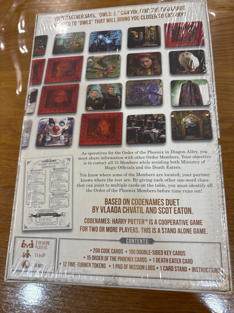 Codenames: Harry Potter Board Game, Hobbies & Toys, Toys & Games on ...