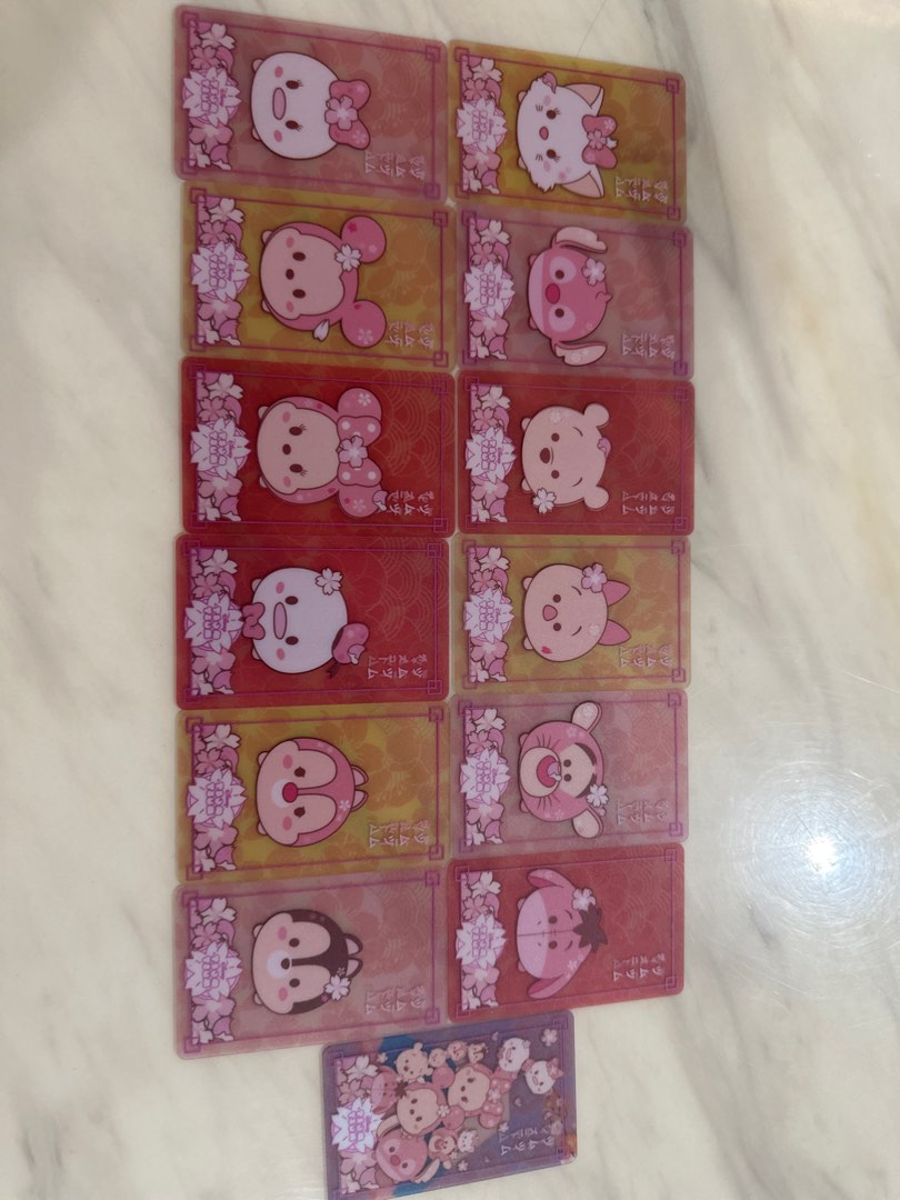Disney Tsum Tsum Sakura Cards (CPCM), Hobbies & Toys, Toys & Games on ...