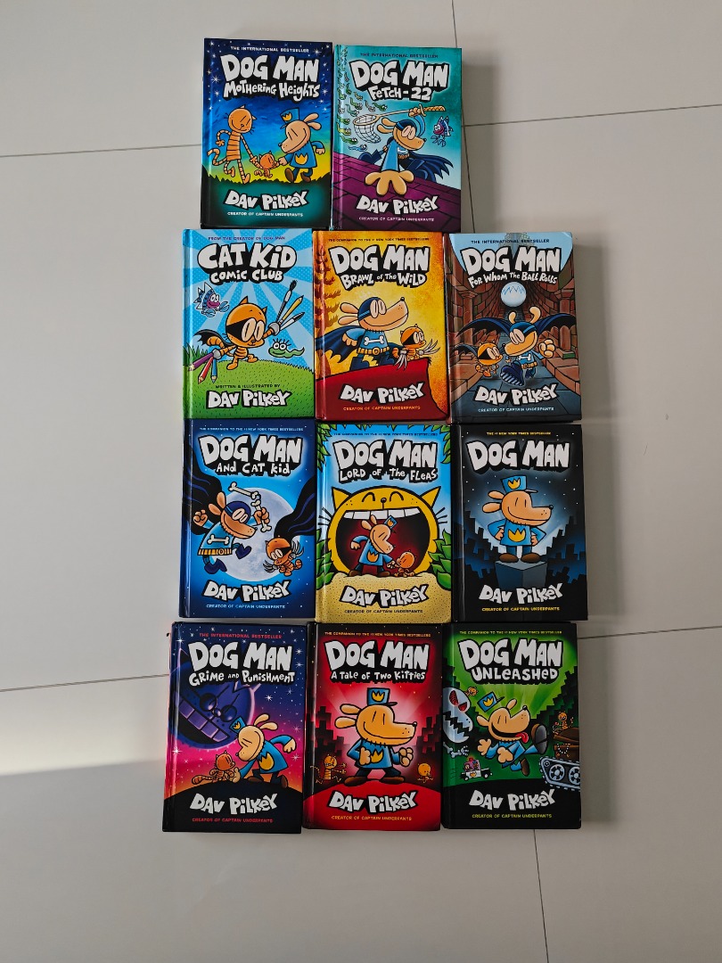 Dog Man Book Series by Dav Pilkey, Hobbies & Toys, Books & Magazines ...