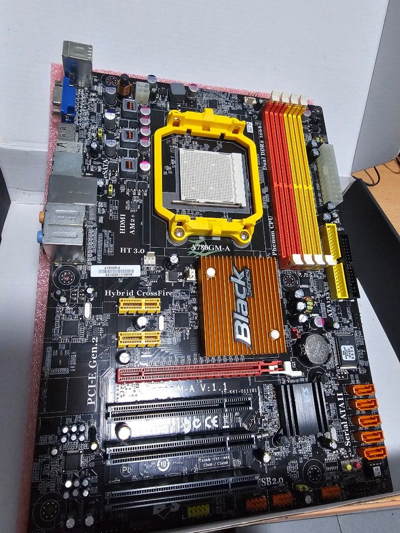 ECS AM2+,AM3 Cpu Elitegroup A780GM-A V1.1 Motherboard, Computers & Tech ...