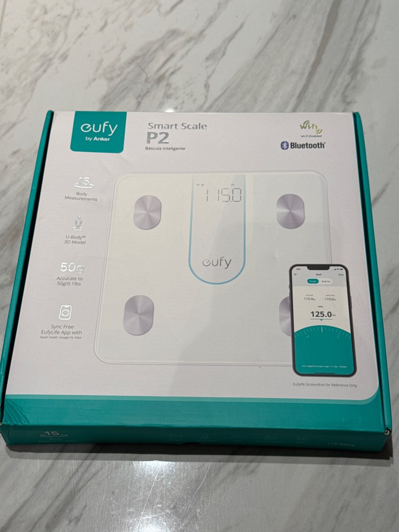 Eufy Smart Scale P2, Health & Nutrition, Health Monitors & Weighing ...