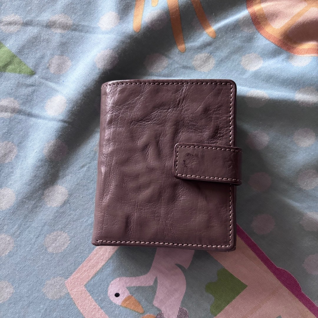 Fino Leatherware Bifold Snap Wallet, Women's Fashion, Bags & Wallets ...