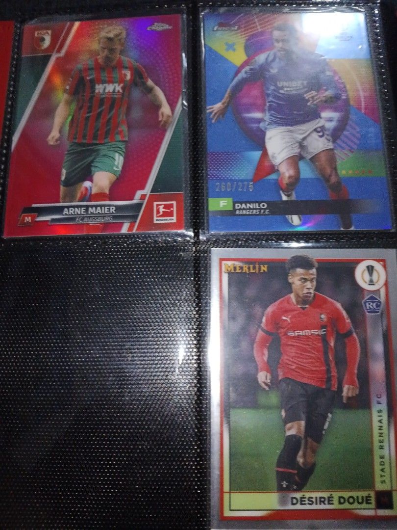 Football Trading Cards - Arne Maier, Danilo, Desire Doue, Hobbies ...