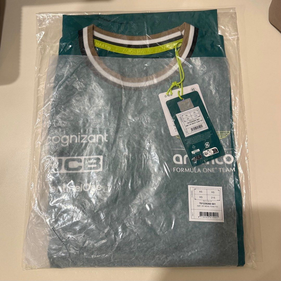 Formula 1 F1 Aston Martin 2024 Round Neck Team XS Shirt Fernando Alonso ...