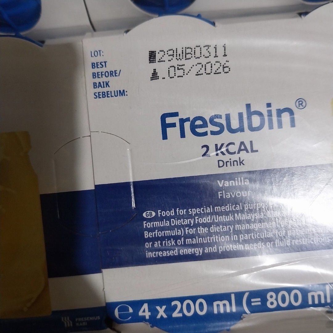 Fresubin 2KCAL Vanilla Nutritional Drink, Health & Nutrition, Health ...