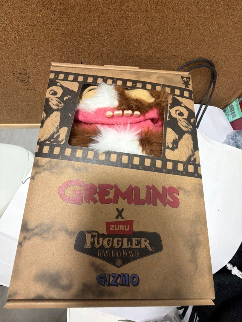 Fuggler x Gremlins Gizmo Plush Toy, Hobbies & Toys, Toys & Games on ...