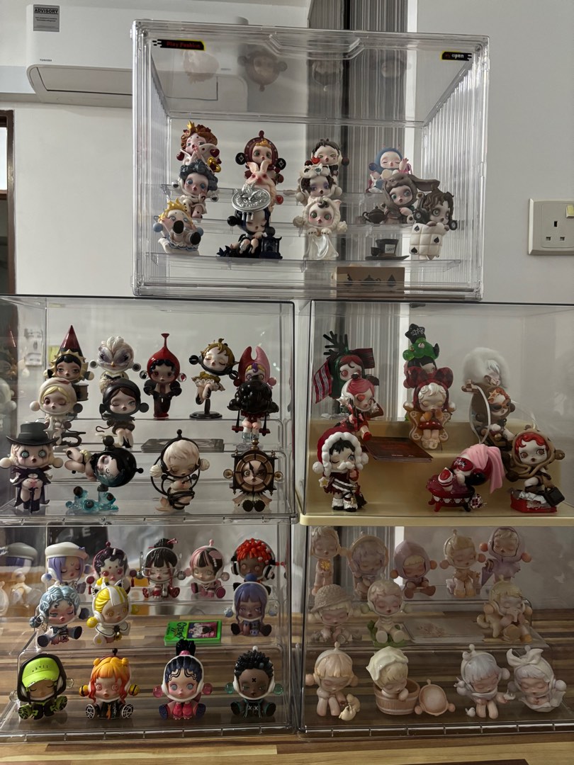 [FULL SET + DISPLAY CASE] Quitting Skullpanda series collection popmart ...