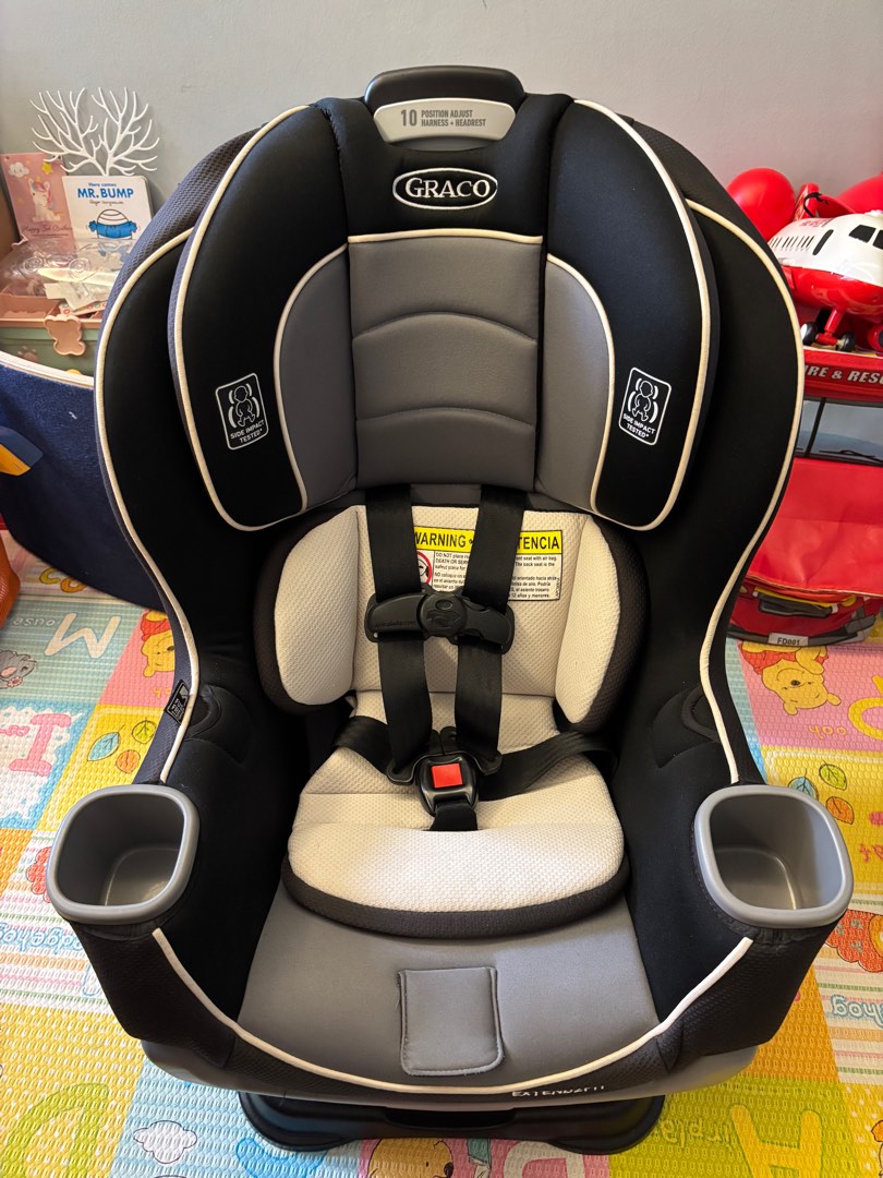 Graco Car Seat Extend2Fit ISO fix, Babies & Kids, Going Out, Car Seats ...
