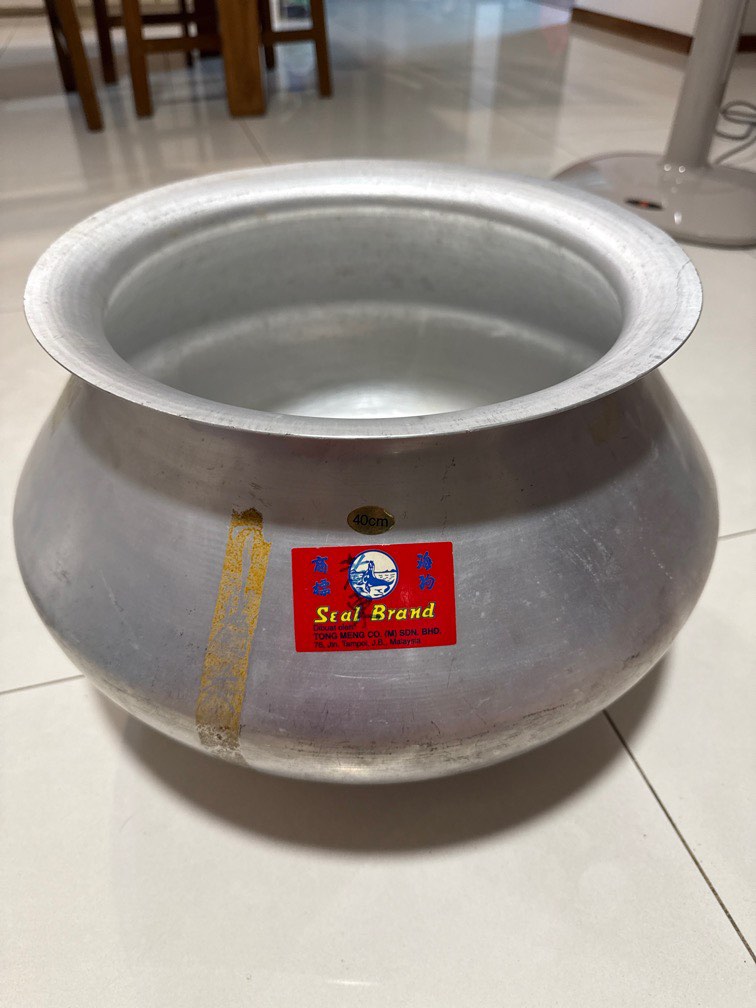 Handi/ Hundy pot aluminium 40cm seal brand., TV & Home Appliances ...