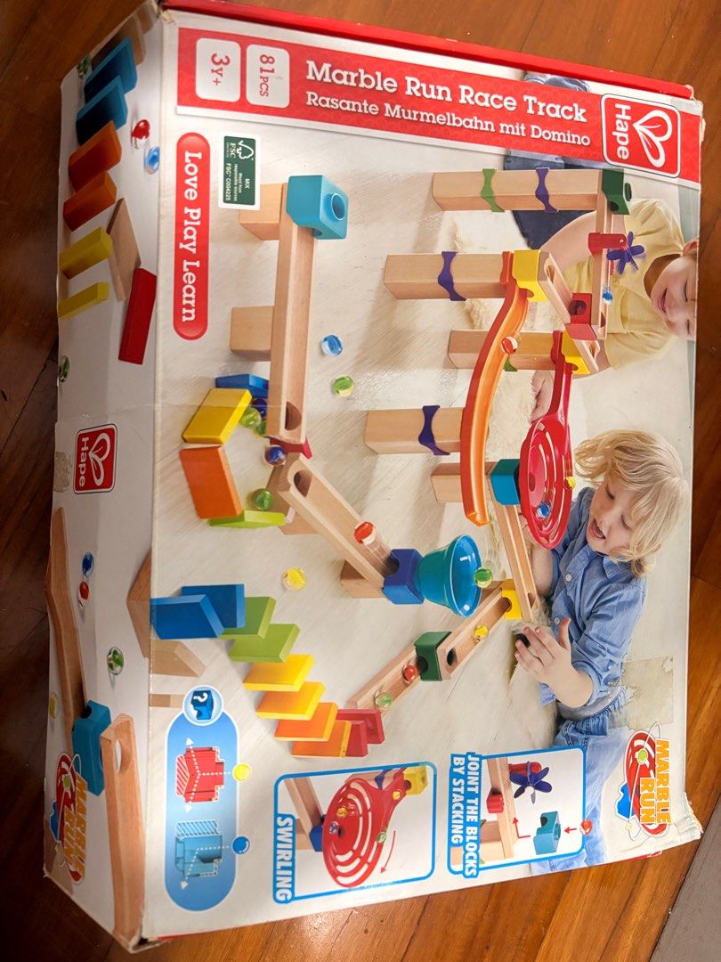Hape Marble Run Race Track, Hobbies & Toys, Toys & Games on Carousell