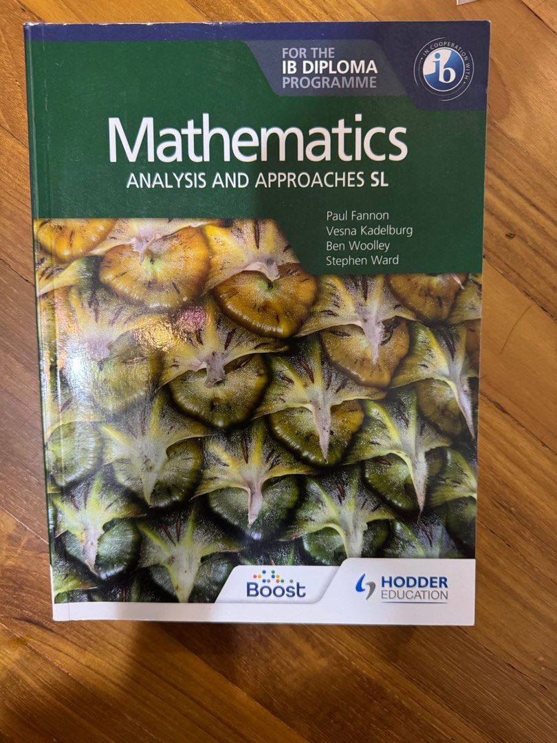 IB Diploma Mathematics Analysis and Approaches SL Textbook, Hobbies ...